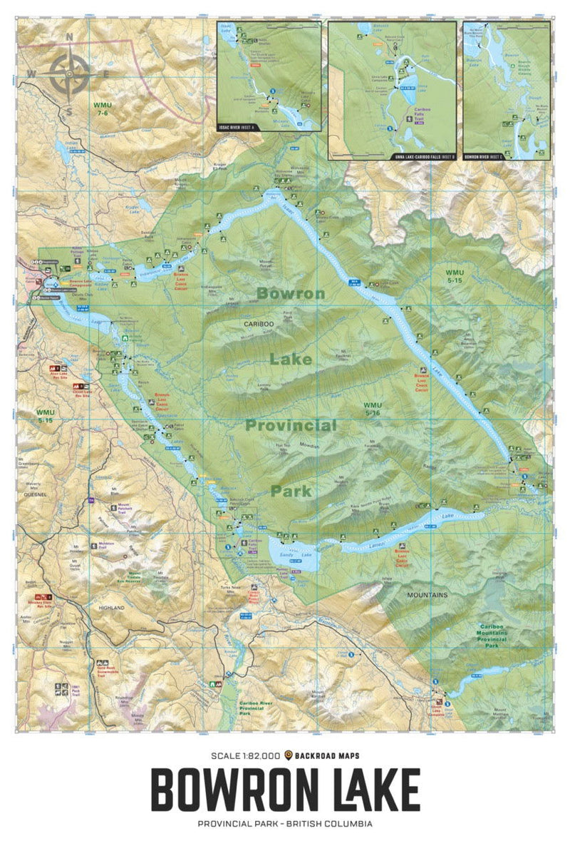 BC Popular Wall Maps – Backroad Maps