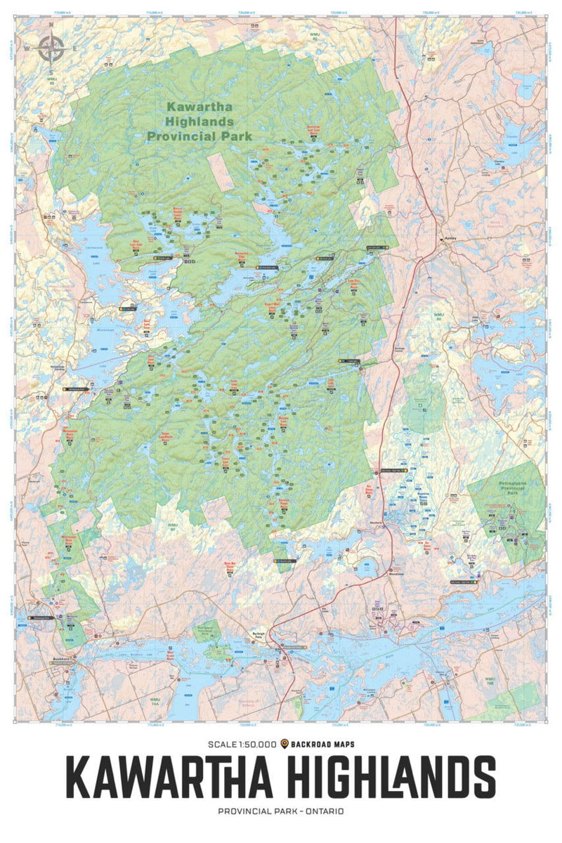 Ontario Popular Wall Maps – Backroad Maps