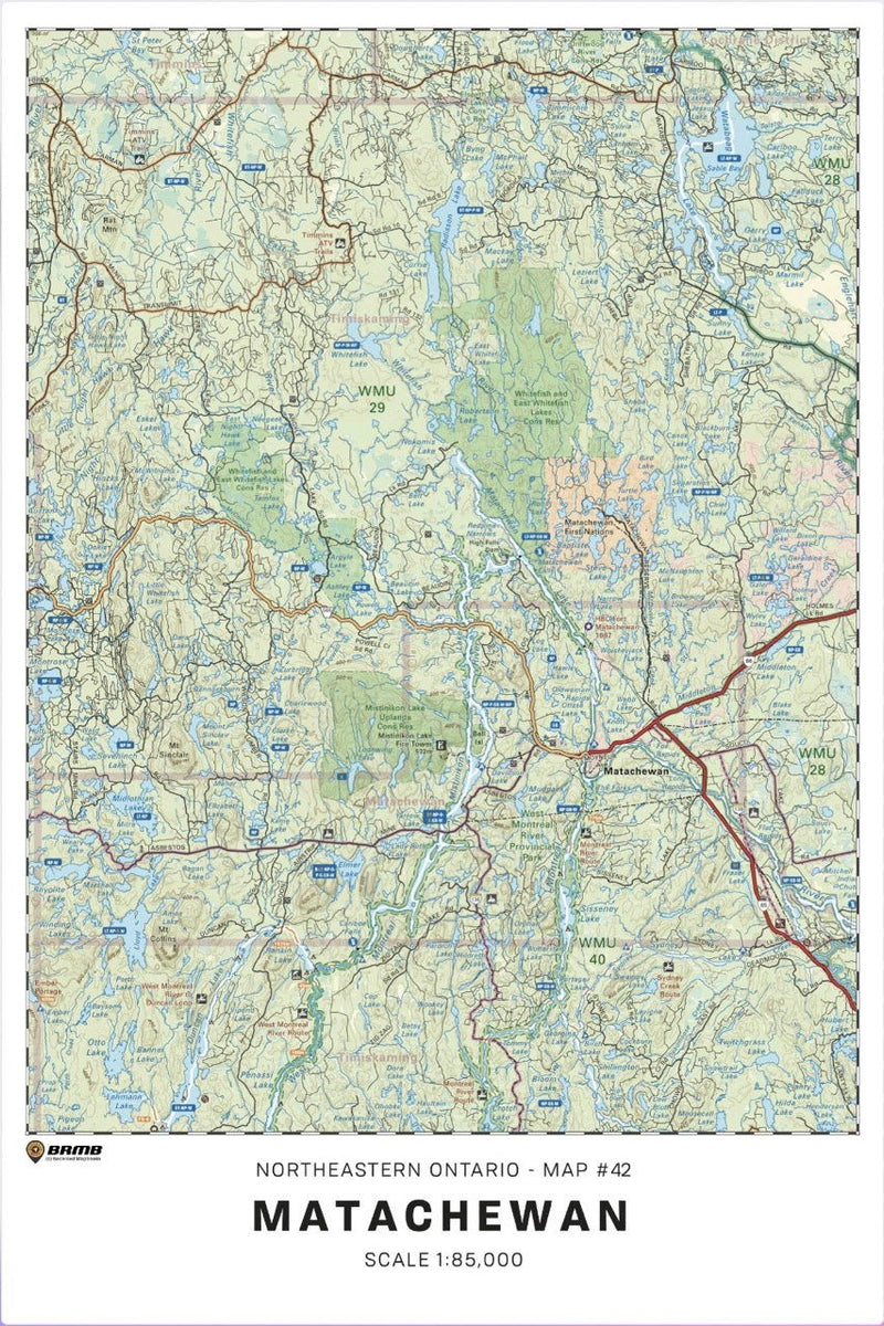 Ontario TOPO Wall Maps – Backroad Maps