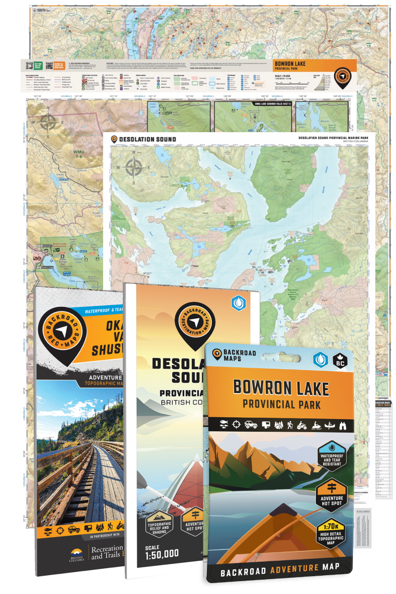BC Popular Destinations – Backroad Maps