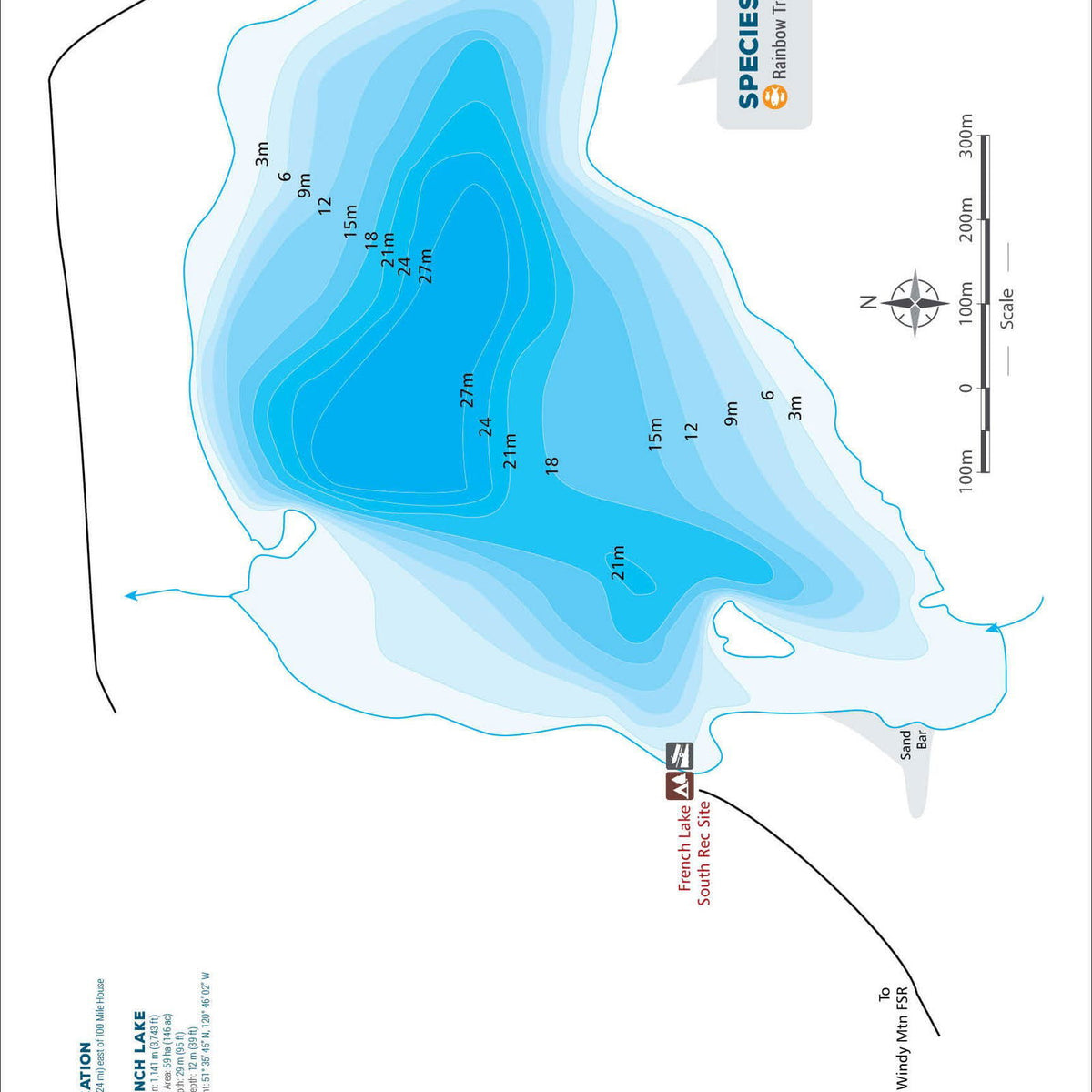 FCRBC72 French Lake – Backroad Maps