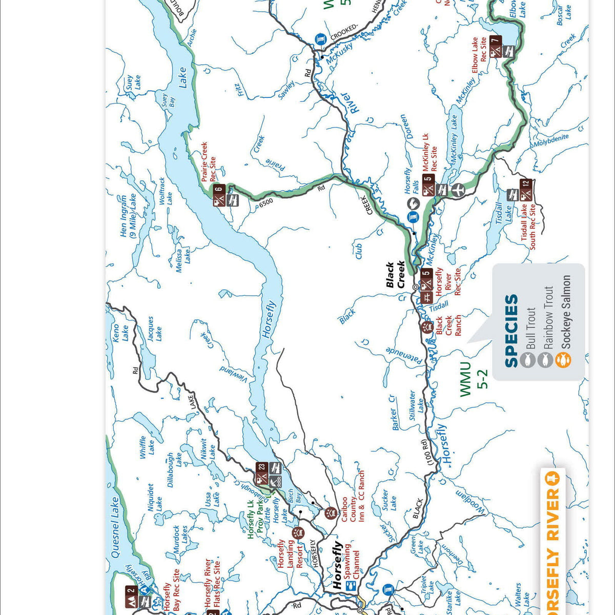 FCRBC85 Horsefly River – Backroad Maps