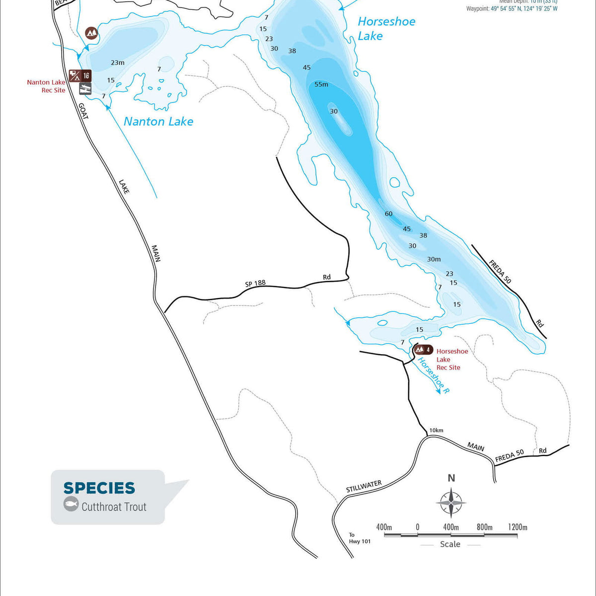 FLMBC61 Horseshoe & Nanton Lakes – Backroad Maps