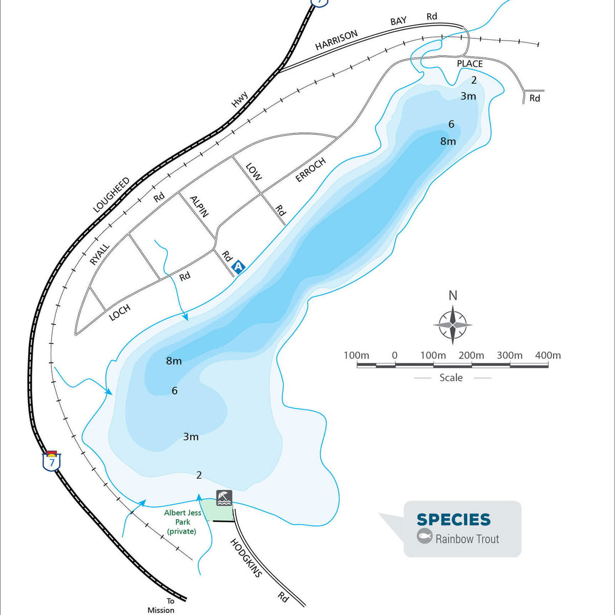 FLMBC70 Lake Errock (Squakum Lake) – Backroad Maps