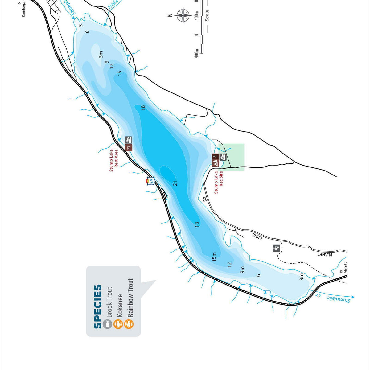 FTOBC190 Stump Lake - Merritt – Backroad Maps
