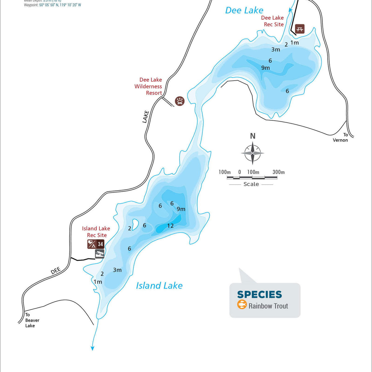 FTOBC54 Dee & Island Lakes – Backroad Maps