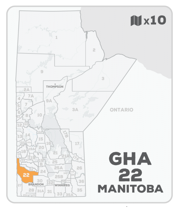 GHA 22 Hunting Bundle - Manitoba (10 maps) – Backroad Maps