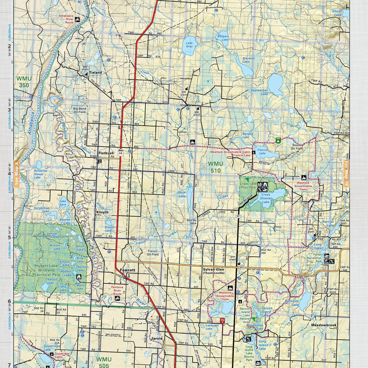 NOAB9 TOPO Map - Fawcett – Backroad Maps