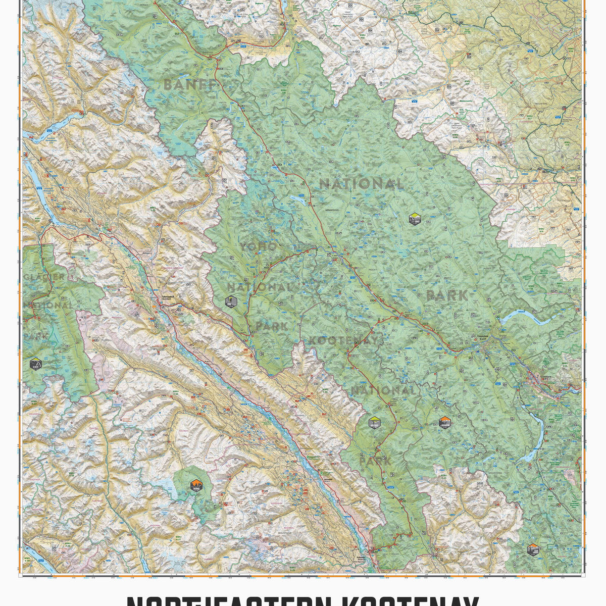 Northeastern Kootenay, BC - Wall Map – Backroad Maps