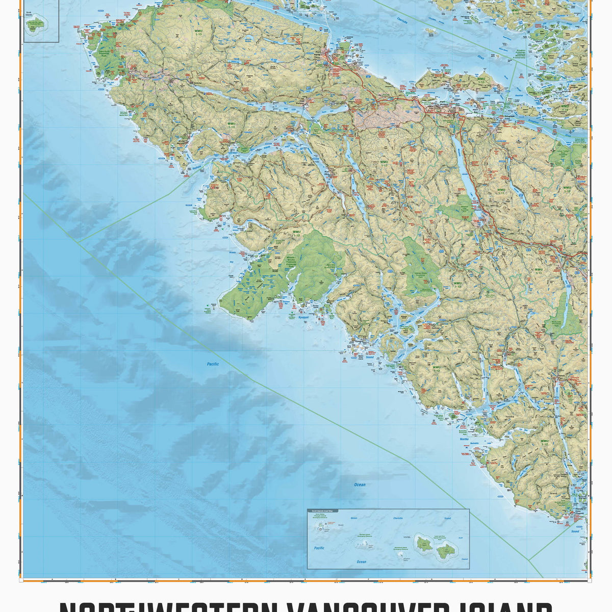 Northwestern Vancouver Island, BC - Wall Map – Backroad Maps
