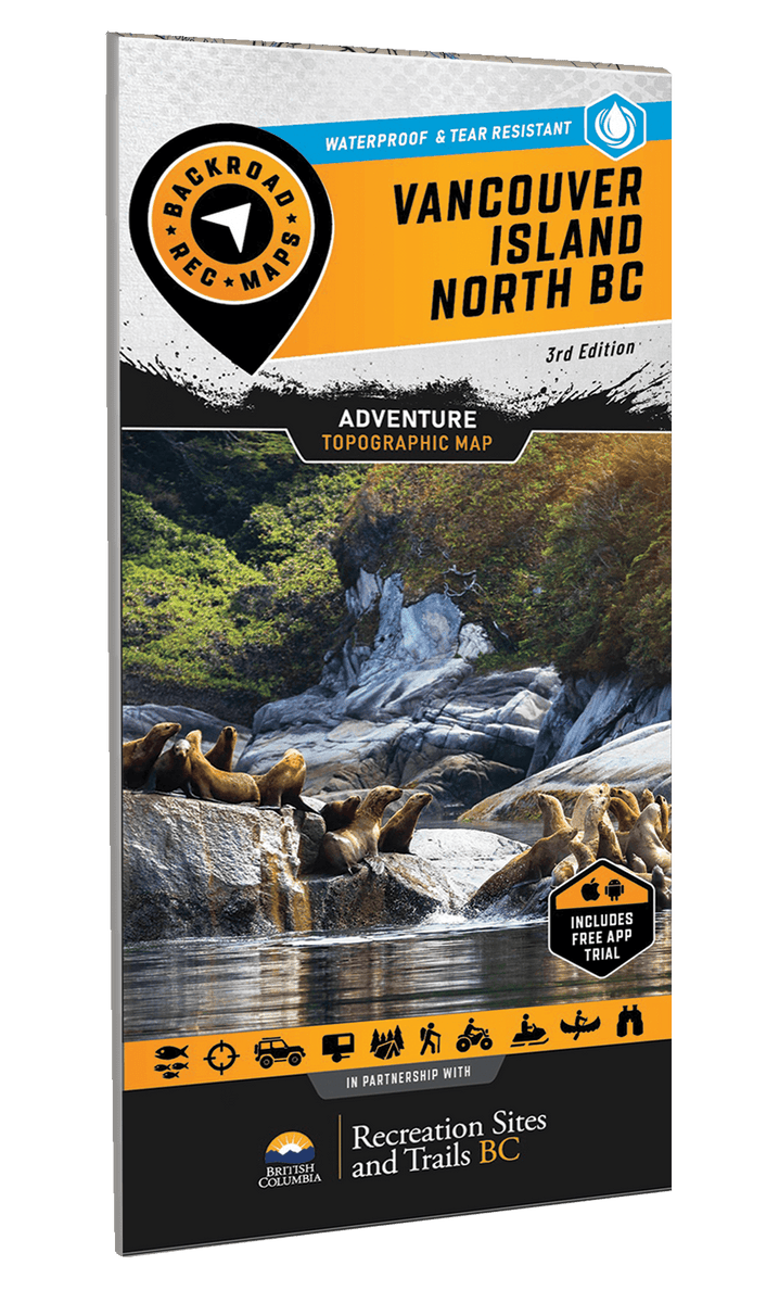 Vancouver Island North BC - Recreation Map – Backroad Maps