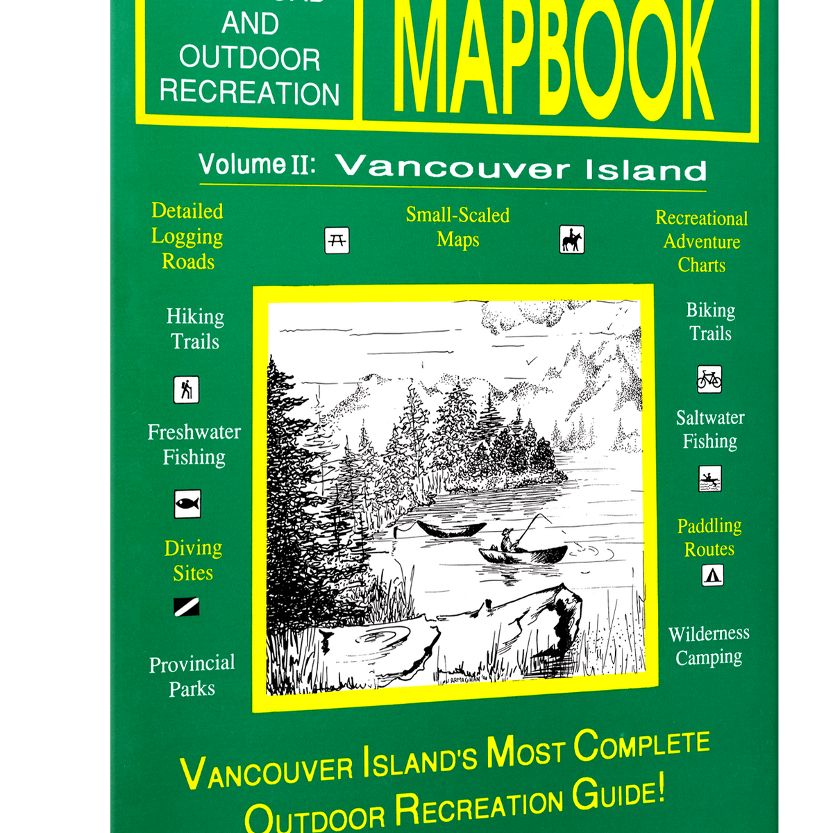Vancouver Island BC Mapbook First Edition – Backroad Maps